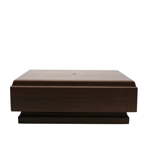 Solid Walnut Low Bases | TrophyCentre